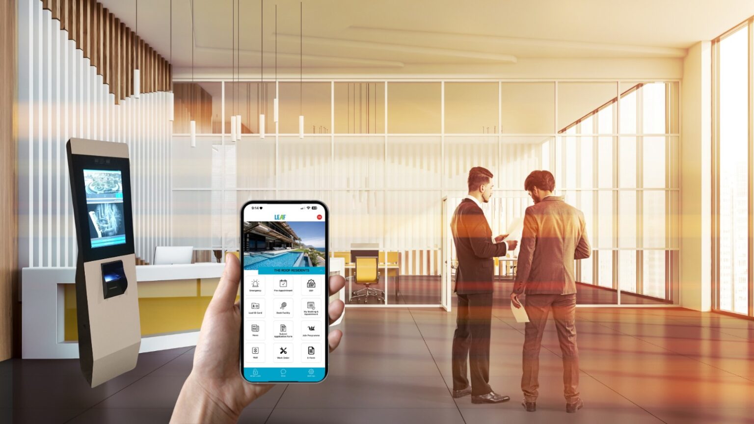 How visitor management system works | Leaf Smart Community